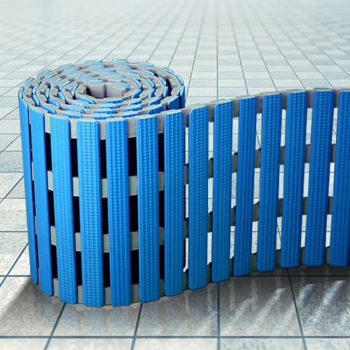 PVC grating - NP 125 - GEKIPS - finned / non-slip / wet area