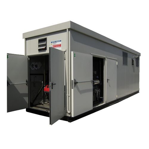 Containerized boiler - CTP - LCZ Srl - steam / thermal fluid ...