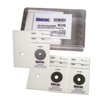 Sample holder - Specacards - Specac Ltd