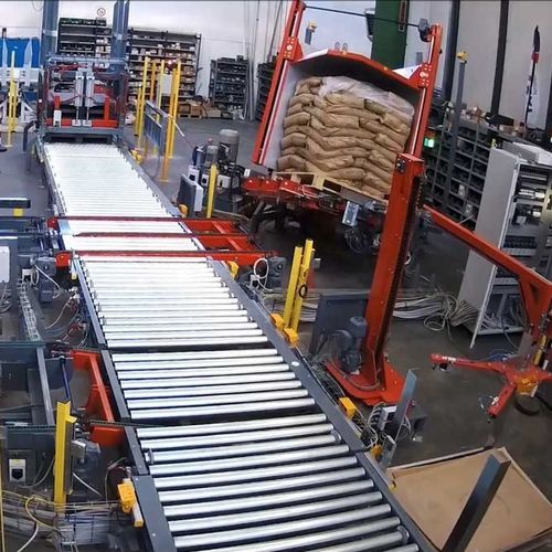 Pallet transfer system - V-Shape Logy - TOPPY SRL