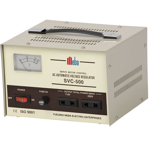 AC voltage stabilizer - SVC-500VA - Yueqing Meba Electric Enterprises ...