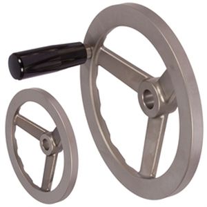 Operating handwheel - 67099510 - MÄDLER GmbH - spoked / solid / steel