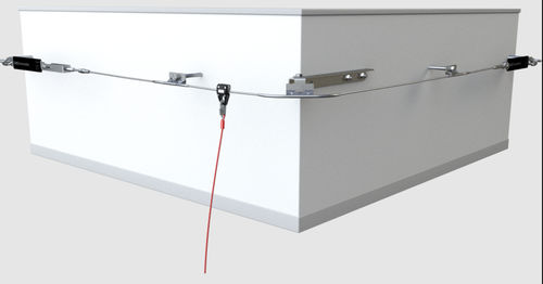 Horizontal lifeline - ABS-Lock SYS II+IV - SafetyConcept s.a. - fall-arrest