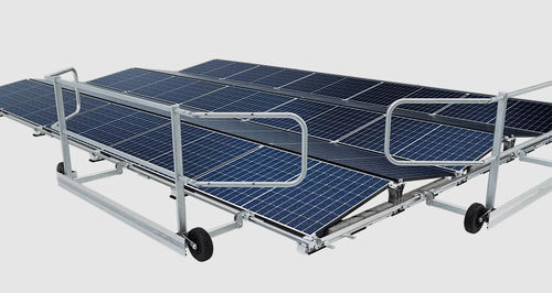 Folding railing - ABS-Solar Guard Mobile - SafetyConcept s.a. - aluminum