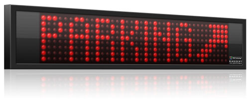 LED display - A2 - RGB Technology - alphanumeric / high-resolution / USB
