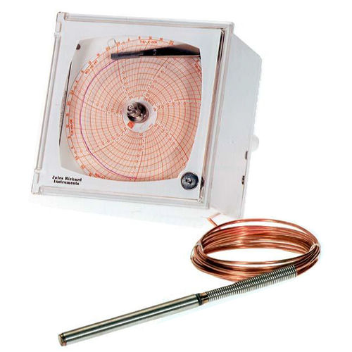 Chart recorder - JRI - temperature / disposable / circular