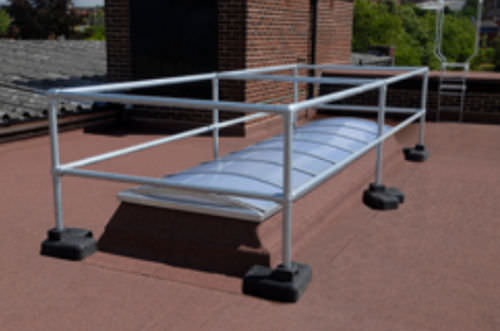 Steel roof edge protection - Kee Dome® - KEE SAFETY - PVC / for skylights