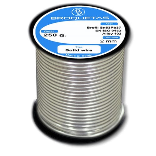 Lead-free soldering wire - BROFIL 63 - Broquetas - copper / tin