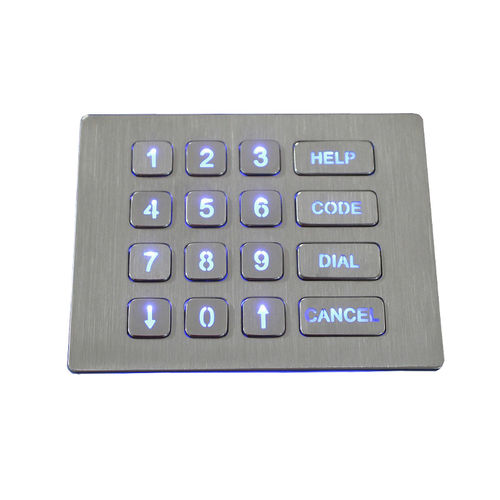 16-key keypad - K-TEK-A120KP-AC-BL-DWP - Key Technology (China) Limited ...