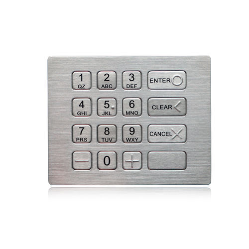 16-key keypad - K-TEK-B120KP-DWP - Key Technology China Limited - panel ...