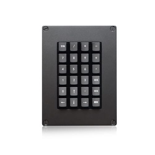 24-key keypad - K-TEK-M129KP-MA-BL-ML - Key Technology China Limited - panel-mount / aluminum ...