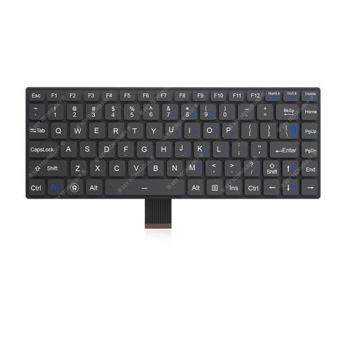 Panel-mount keyboard - K-TEK-V285-FN-BL-FC-SC-DM-DWP - Key Technology ...