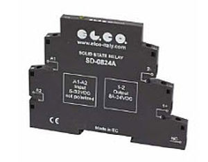 Slim solid state relay - SD, SA series - EL.CO. - DIN rail