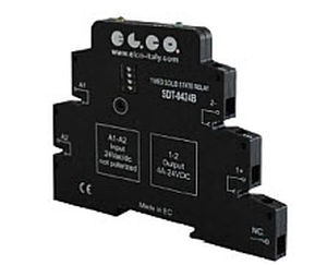 Slim solid state relay - SDT, SAT series - EL.CO. - DIN rail