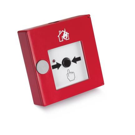 Push button manual call point - CT 3000 PBD-ALU-B - detectomat GmbH