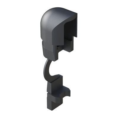 Rectangular strain relief bushing - MPRZA - ISC PLASTIC PARTS - nylon ...