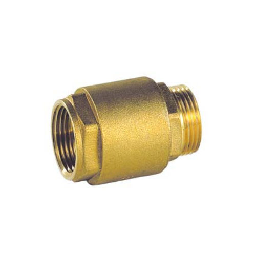 Disc check valve - 316 series - SFERACO - male-female / brass / spring