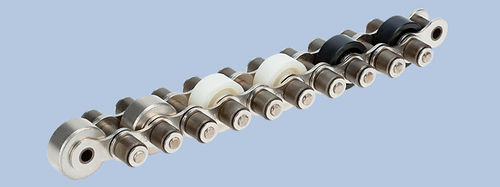 Stainless steel conveyor chain - Wippermann jr. - roller / roller ...