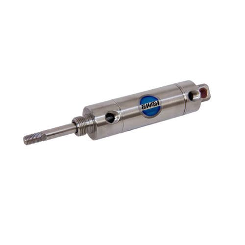 Pneumatic cylinder - SS series - Bimba - with threaded rods / double ...