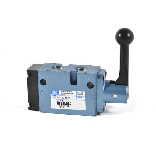 Spool pneumatic directional control valve - 1800 series - MAC Valves - manual / mechanically ...