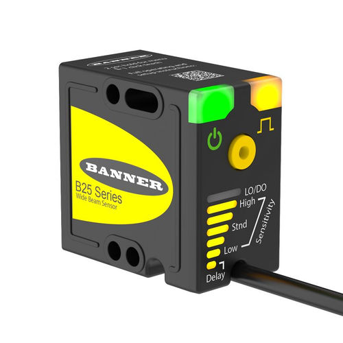 Wide-beam photoelectric sensor - B25 - BANNER ENGINEERING CORP ...