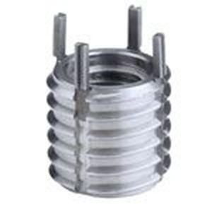 Threaded insert - 25921 - Jergens, Inc. - key-lock / carbon steel / round