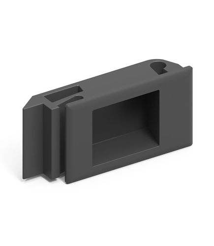 Slide lock - 071 - Mesan Locks - for electric panels / stainless steel