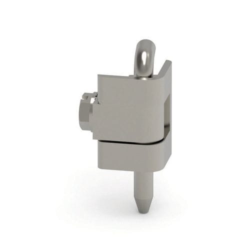 Butt hinge - 097 - Mesan Locks - stainless steel / steel