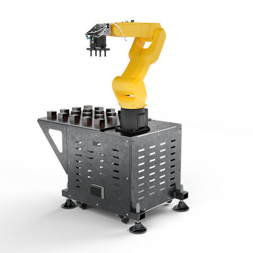 Robotic unloading cell - Haas Automation - loading / machining / for ...