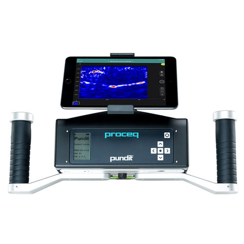Pulse echo ultrasonic NDT inspection device - Pundit PD8000 - Proceq ...