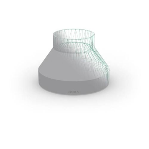 Reducing adapter - HoKa GmbH - butt weld / PP / PVC