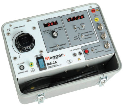 Circuit breaker testing device - MS-2A - MEGGER - primary injection