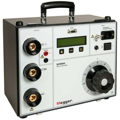Digital microhmmeter - MOM690 - MEGGER - portable