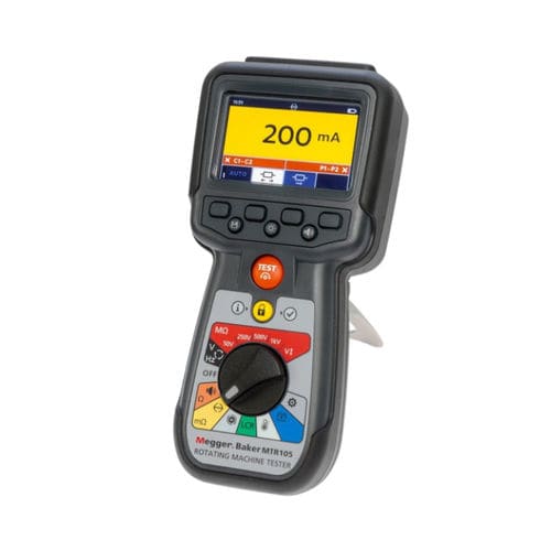 Motor tester - MTR105 - MEGGER - continuity / insulation resistance ...