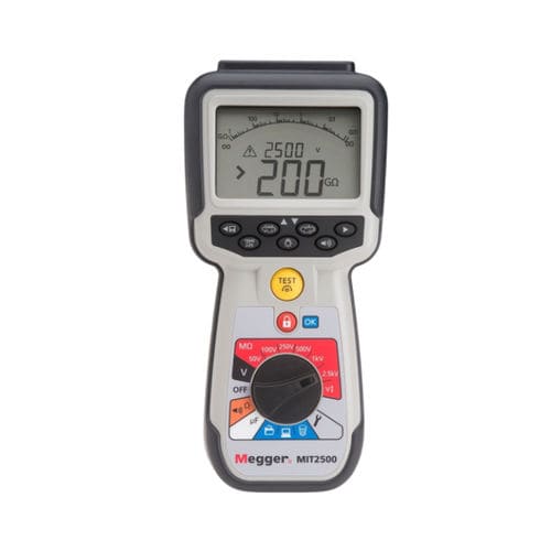 Insulation tester - MIT2500 - MEGGER - continuity / for cables / motor