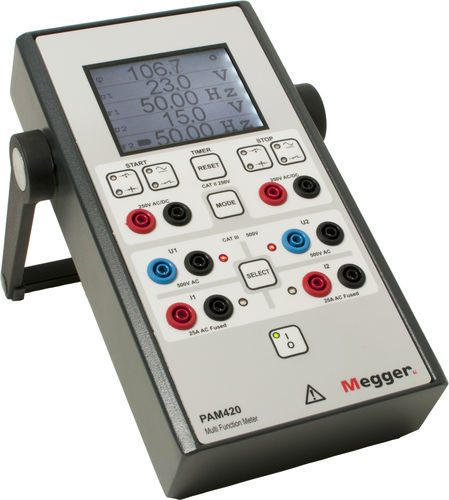 Multifunction phase angle meter - PAM420 - MEGGER - digital