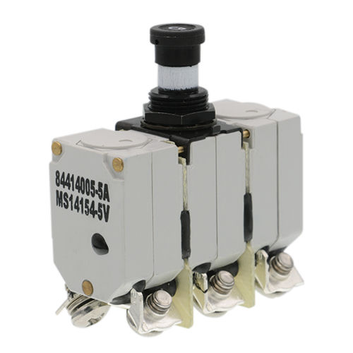 3-pole circuit breaker - MS14154 - Crouzet - spring operated / single ...