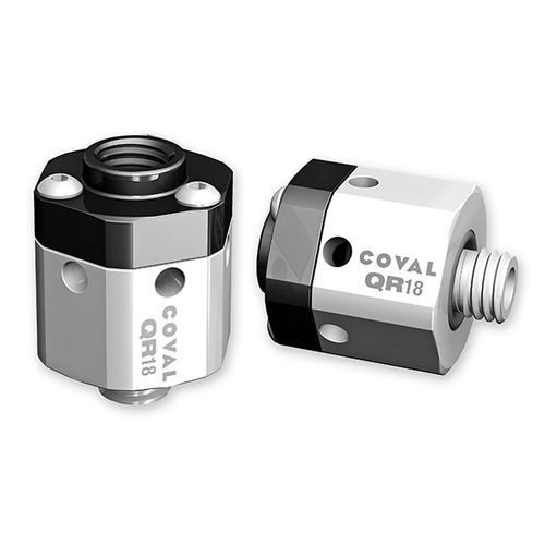 Compressed air relief valve - QR series - COVAL - vacuum / plug