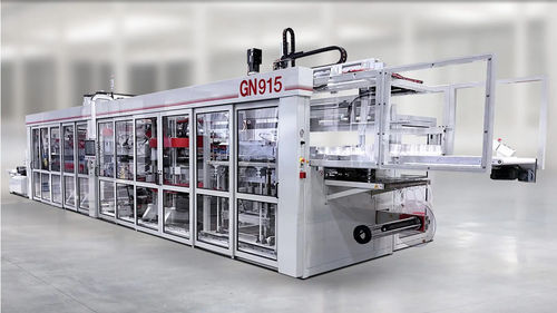 Roll-fed thermoformer - GN915 - BMG - sheet / PP / for food packaging