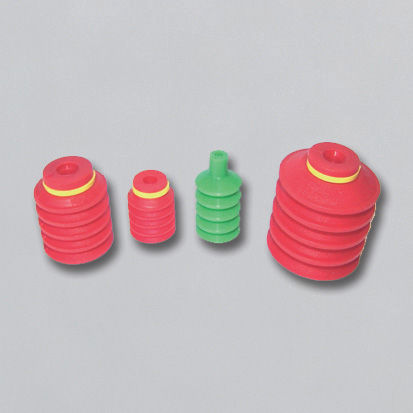 Bellows suction cup - F43MBL20SA18F - SAPELEM - 50 shore A / silicone