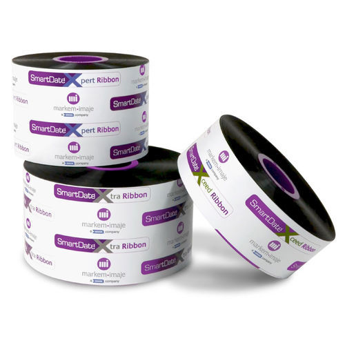 Resin-based thermal transfer ribbon - SmartDate X series - MARKEM-IMAJE - for label printers ...