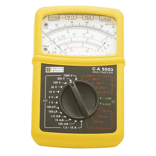 Analog multimeter - CA 5003 - CHAUVIN ARNOUX - portable / 600 V / 15 A