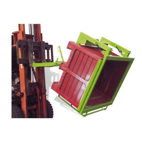 Crate tipping station - RC - GOUBARD - manual / pallet / for forklift ...