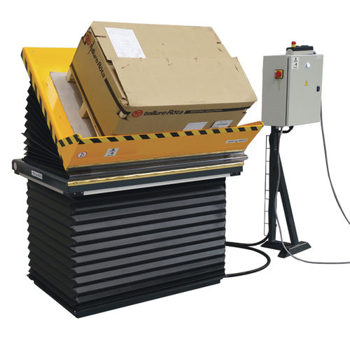 Bellows lift table - TEPI - MANERGO - hydraulic / stationary / loading