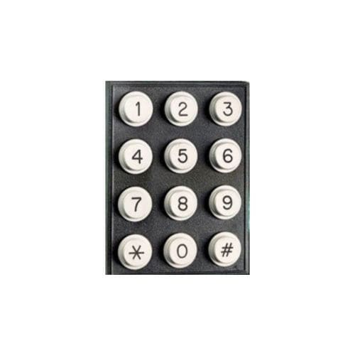 16-key keypad - A series - EOZ - 12-key / panel-mount / metal