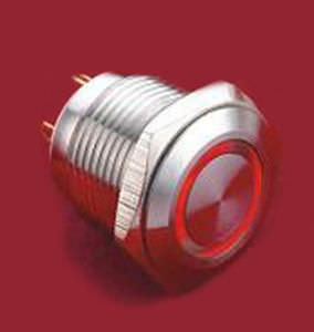Touch push-button switch - R series - EOZ - IP65 / illuminated / standard