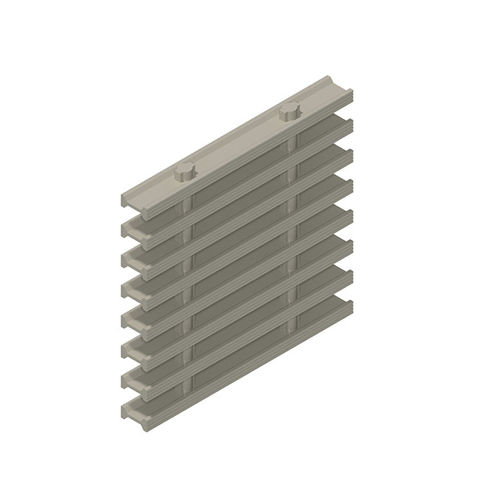 GRP grating - Meiser - sheet metal / high load capacity / construction