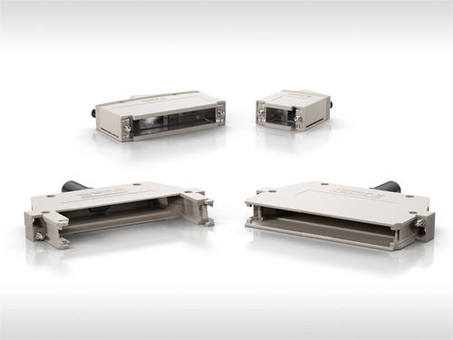 D-Sub connector housing - ERNI Electronics - plastic