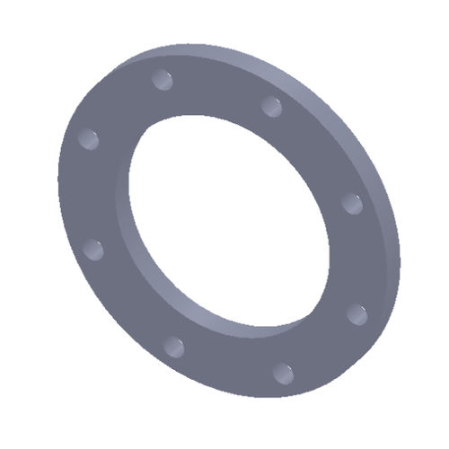Pipe flange - BR5200 series - TECOFI - steel / flat