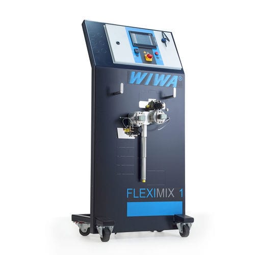 Paint dosing unit - FLEXIMIX 1 LP - WIWA - color / volumetric / with mixer